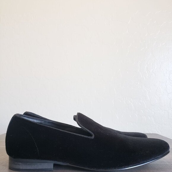 Steve Madden | Shoes | Steve Madden Laight Black Velvet Loafer Slipon ...